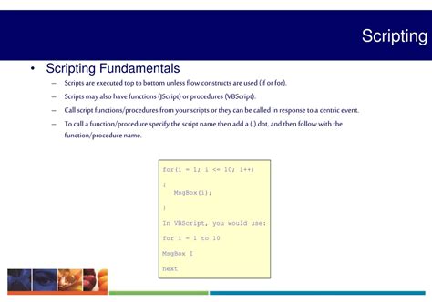 Ppt New Scripting Editor For Centric 8 Vbscript And Jscript Support