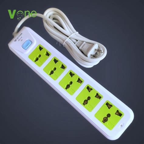 Vone Universal Extension Power Socket Cord 3 5 Gang Charging Port With 3m Wire Shopee Philippines