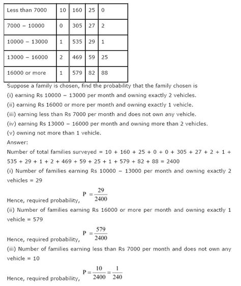 Probability Class 9 Mathematics Ncert Solutions