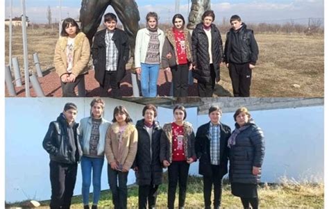 ქვემო სობისის საჯარო სკოლის მოსწავლეებს გაკვეთილი შინდისის გმირების მემორიალთან ჩაუტარდათ ეტალონი