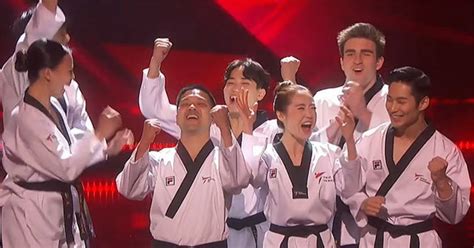 세계태권도 시범단 아메리카 갓 탤런트 준결선행