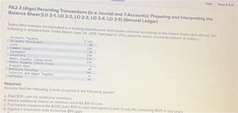 solved pa2 3 algo recording transactions in a journal and