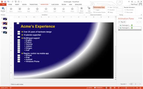 how to control powerpoint animation with the animation pane tuts
