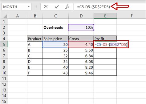 how to subtract a percentage in excel spreadcheaters