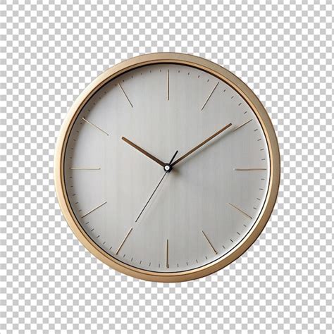 Premium Psd Wall Clock On White Background