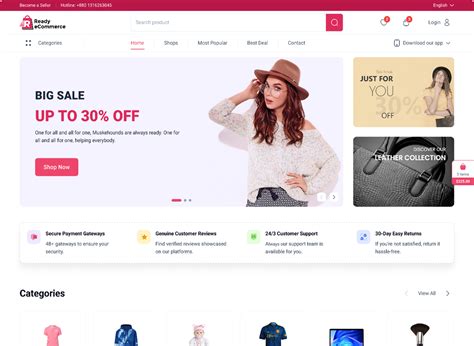 Ready ECommerce Home