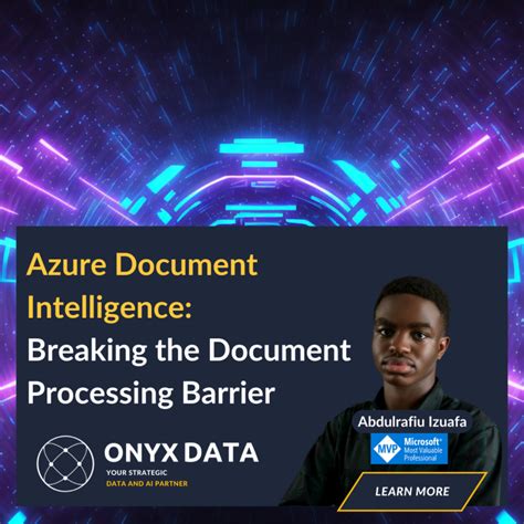 Azure Document Intelligence Ai Document Processing