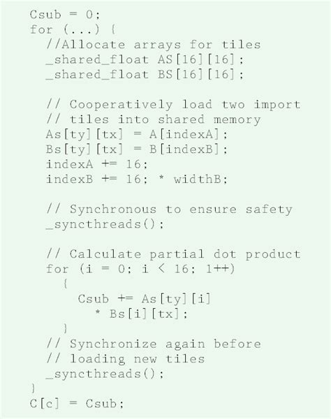 Tiled Matrix Multiplication Kernel It Shared Memory To Reduce
