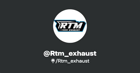 Rtm Exhaust Linktree