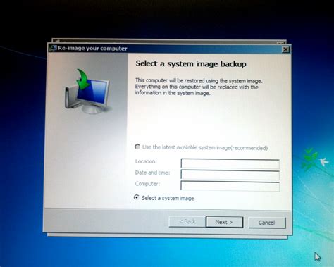 Windows 7 Manual Restore From Dell Factory Image Computer Umbrella