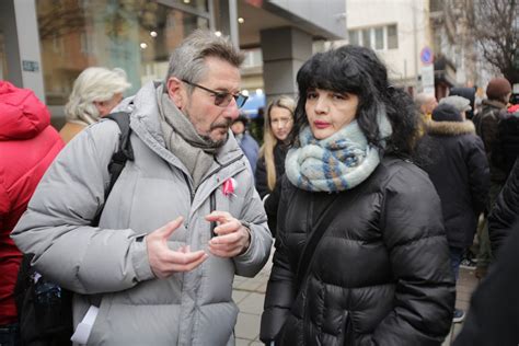 Проф Георги Каприев и Лилия Абаджиева Снимка БТА Impressio Dir Bg