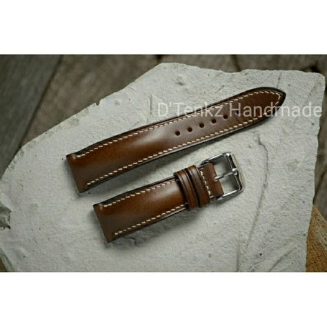 Jual Leather Watch Strap Kulit Tali Jam Tangan Kulit Asli Model Padded Shopee Indonesia