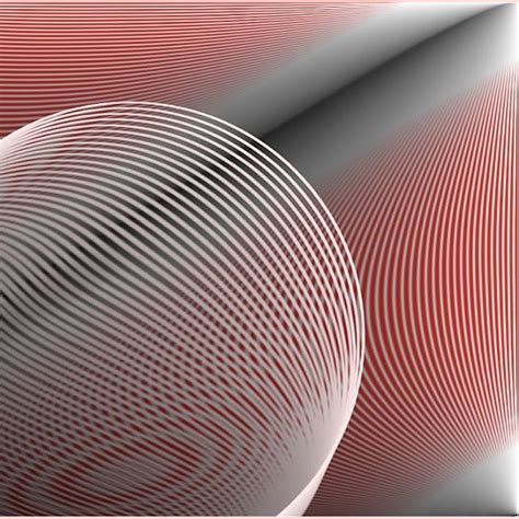 Circular Recursion Folds Moire Image From Clementine Visualiser