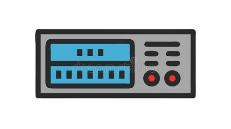 Electronic Control Panel Icon Device Interface Vector Graphic Vector Design Generative Ai