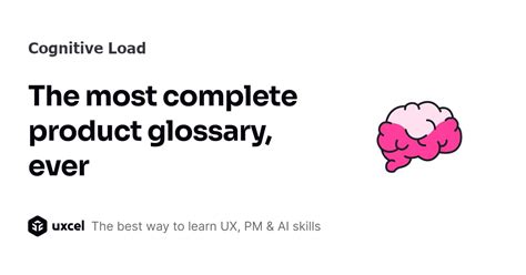 Cognitive Load Definition Uxcel