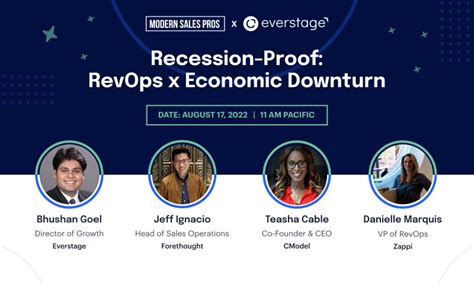 Bhushan Goel On Linkedin Super Thrilled To Be A Part Of “recession Proof Revops X Economic