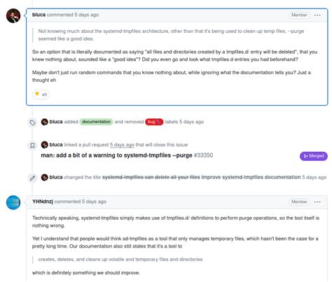 В Systemd 2561 исправлена проблема в Systemd Tmpfiles приводившая к