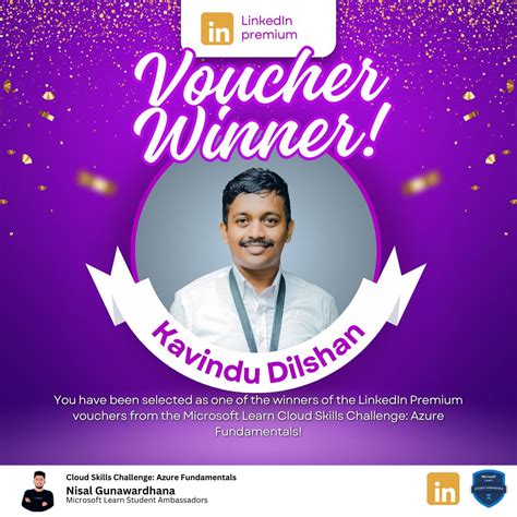 kavindu dilshan on linkedin microsoftlearn cloudskillschallenge