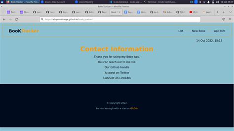 Github Abayomiolaoyebooktracker A Replica Of Awesome Book With