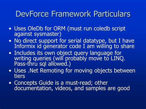 Ppt Building Informix Data Driven Applications With Net Powerpoint Presentation Id3499066