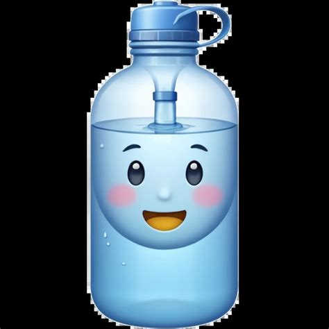 A Water Bottle Emoji Emoji Ai Emoji Generator