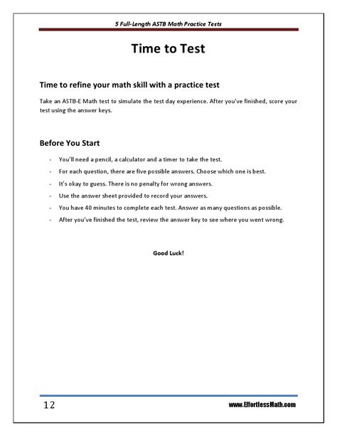 5 Full Length Astb Math Practice Tests The Practice You Need To Ace