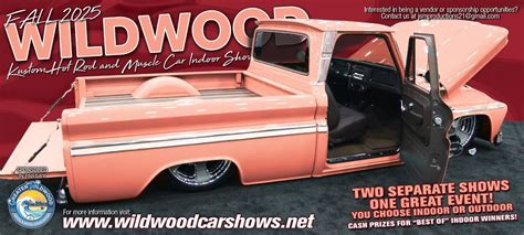 Fall 2025 Wildwood Kustom Hot Rod And Muscle Car Indoor Show Wildwood