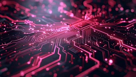 Electronics And Technology Circuit Board Pattern Illustration Stock Image Image Of Processor