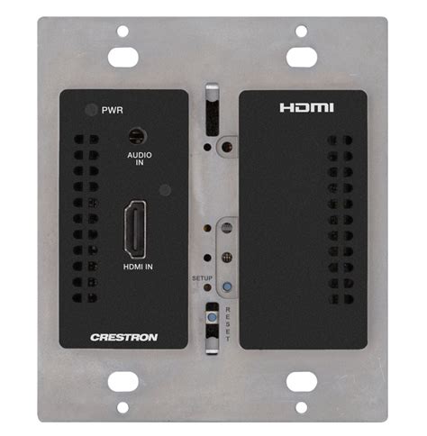 Crestron Dm Nvx E20 2g T Dm Nvx 4k60 4 2 0 Network Av Encoder Wall Plate Textured Full