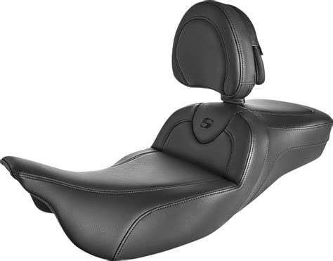 Saddlemen 808 07b 188b Roadsofa Extended Reach Seat W Backrest Black Fl