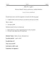 CS Lab Binary Numbers And Conversions Course Hero