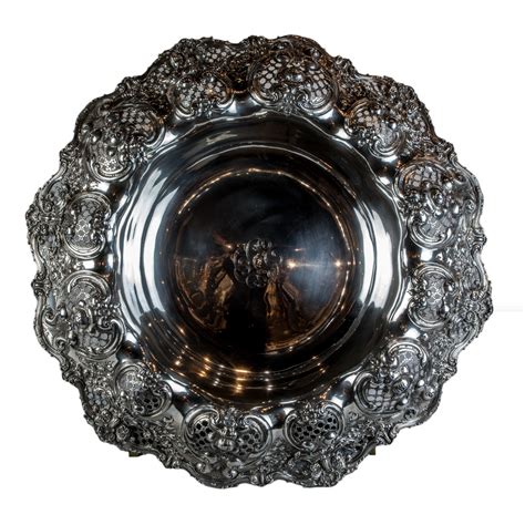 Majestic Ludwig Redlich And Co Sterling Silver Centerpiece Bowl Circa