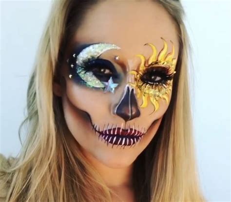 Sun And Moon Makeup Halloween Face Makeup Halloween Makeup Artistry