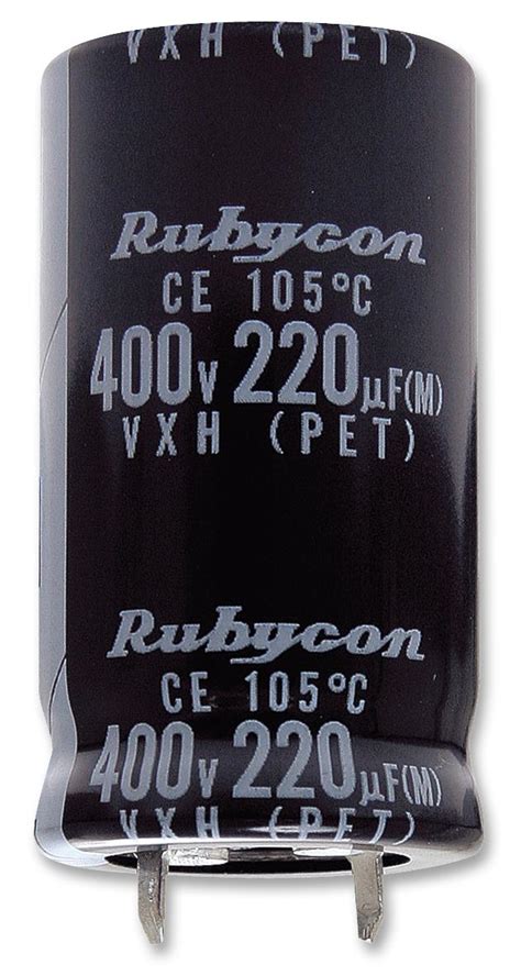 450vxh100mefcsn22x25 Rubycon Electrolytic Capacitor Snap In 100 µf