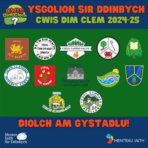 Cwis Dim Clem 2025 Menter Iaith Sir Ddinbych
