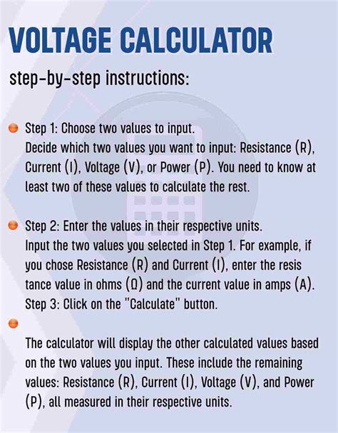 Voltage Calculator