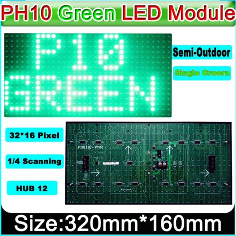 Programmable Led P10 Single Color Scrolling Led Module Led Signs