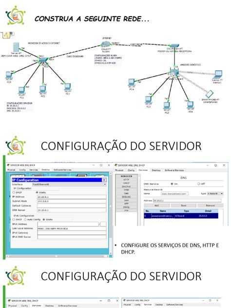 atividade cisco packet tracer pdf sistema de nomes de domínio
