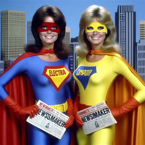 Electra Woman And Dyna Girl By Superherofantasymag On Deviantart
