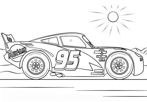 Cars 3 Coloring Pages