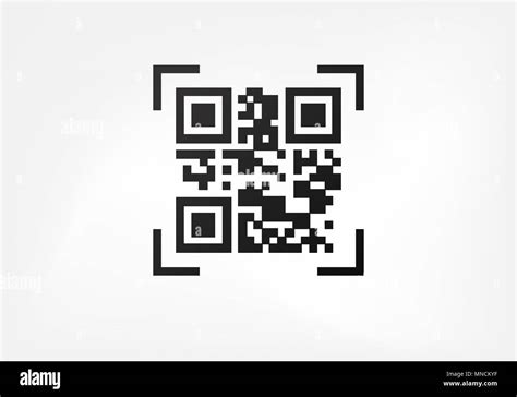 Qr Code Digital Data Sign For Scanners Modern ID Symbol Stock Vector Image Art Alamy