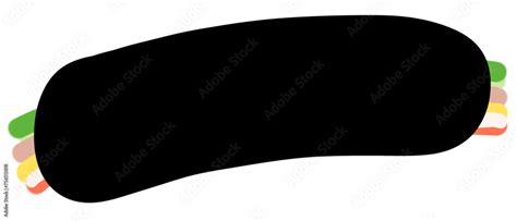 자르지 않은 통 김밥 한 줄 일러스트 Stock Illustration Adobe Stock