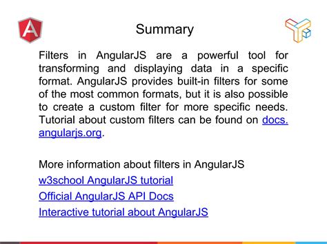 Angularjs Filters Pdf