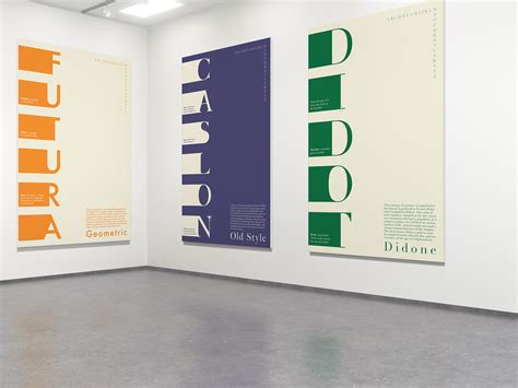 Typography Classification Posters Vox System On Behance