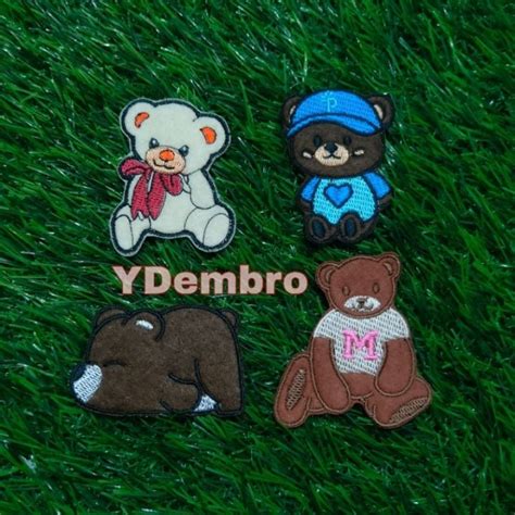 Patch Bordir Karakter Beruang Lazada Indonesia