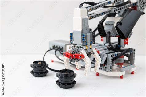 Minsk Belarus November Lego Mindstorms EV Robot Arm School Robotics Modern Training