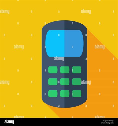 Modern Flat Design Concept Icon Smart Phone Vector Illustration Stock Photo Alamy