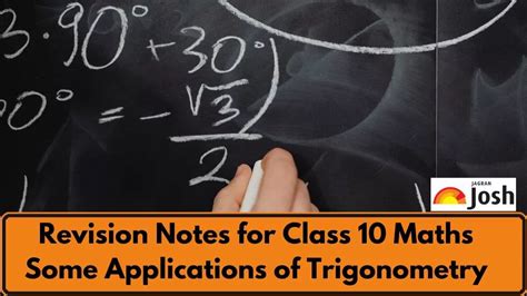 Cbse Class 10 Mathematics Chapter 9 Some Applications Of Trigonometry