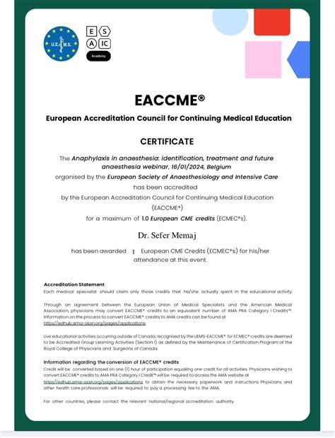 Anaphylaxis In Anesthesia Webinar By Esaic Dr Sefer Memaj Posted On The Topic Linkedin