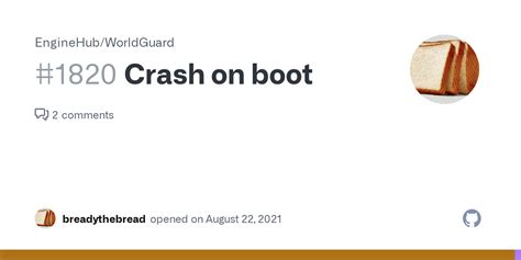 crash on boot · issue 1820 · enginehub worldguard · github